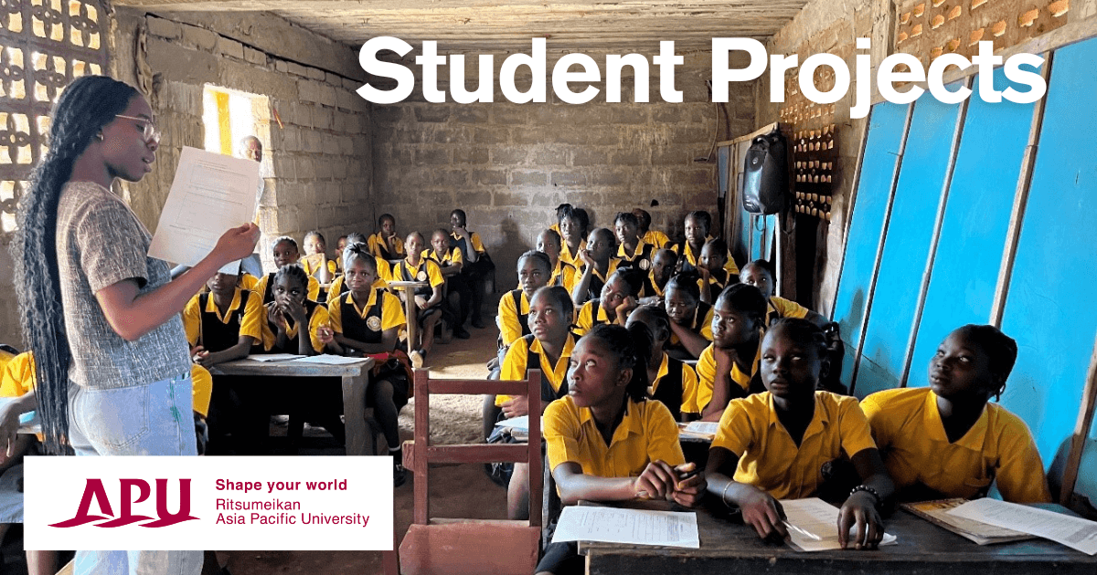 Selected Students Projects - Ritsumeikan Asia Pacific University